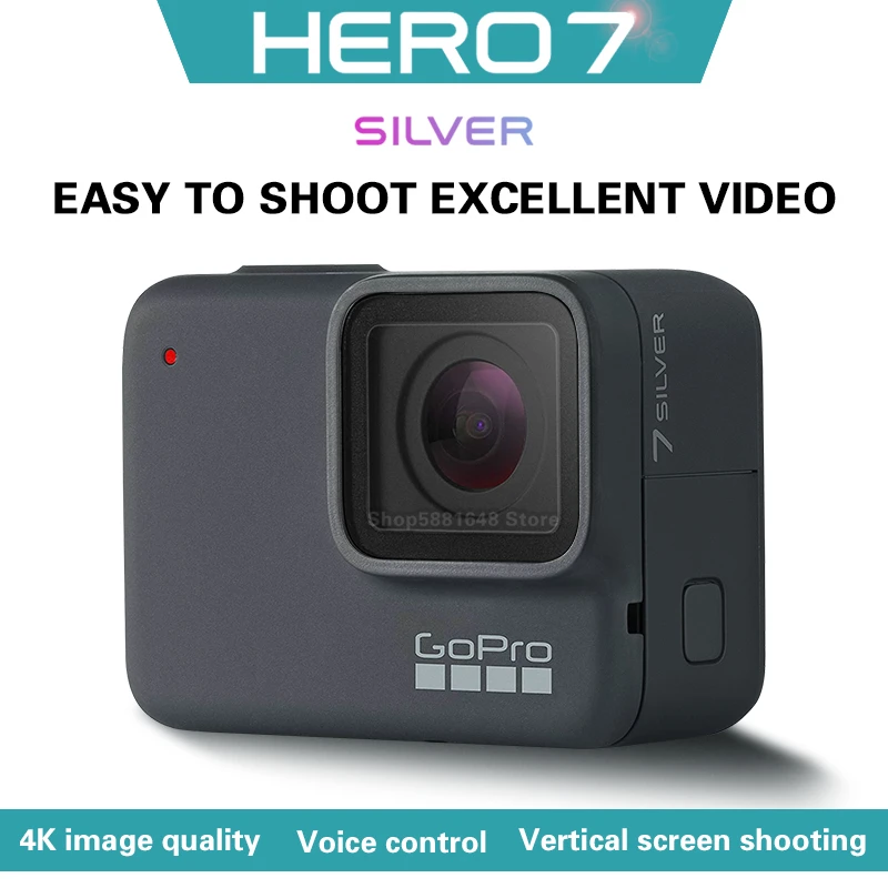 Gopro Hero 7 Silver 4k30 Frame Vertical Camera Hd Anti Shake Wifi ...