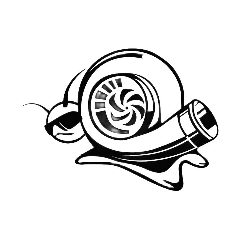 Boosted Turbo Snail car stickers JDM Drift waterproof Vinyl Decal ...