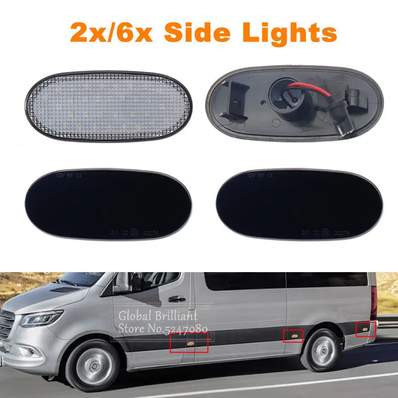 36LED-Side-Marker-Lights-Side-Repeater-Lamp-Turn-Signal-Light-Panel ...