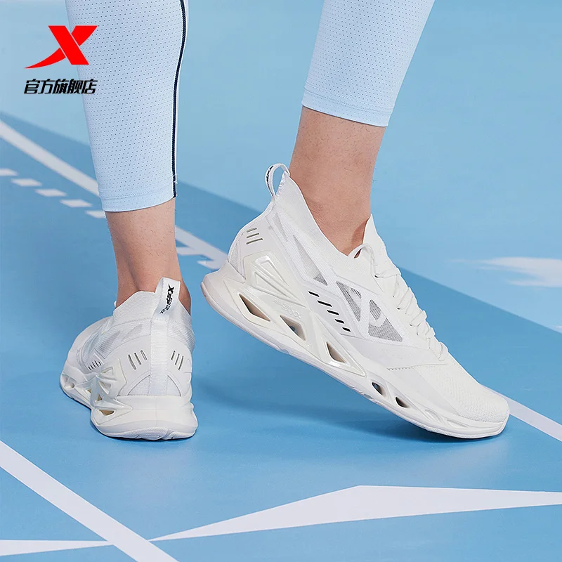 Xtep Reactive coil 7 Summer new men's running shoes sports shoes shock ...