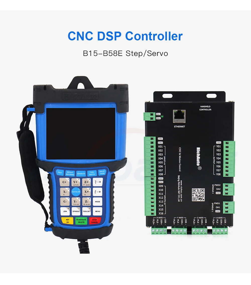 Aubalasti RichAuto DSP B15E B18E B51E B57E B58E USB CNC Controller 3 ...