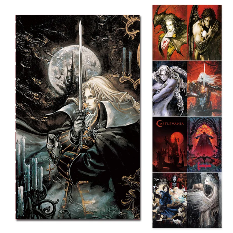 Anime-Game-Castlevania-Poster-2022-New-Home-Decor-Leon-Belmont-Vampire ...