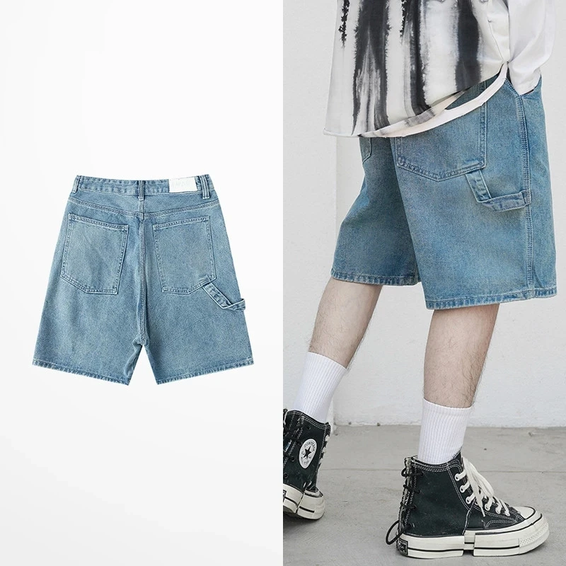 Summer-INS-Five-Point-Sport-Sanding-Jean-Shorts-Men-Tide-Brand-Short ...