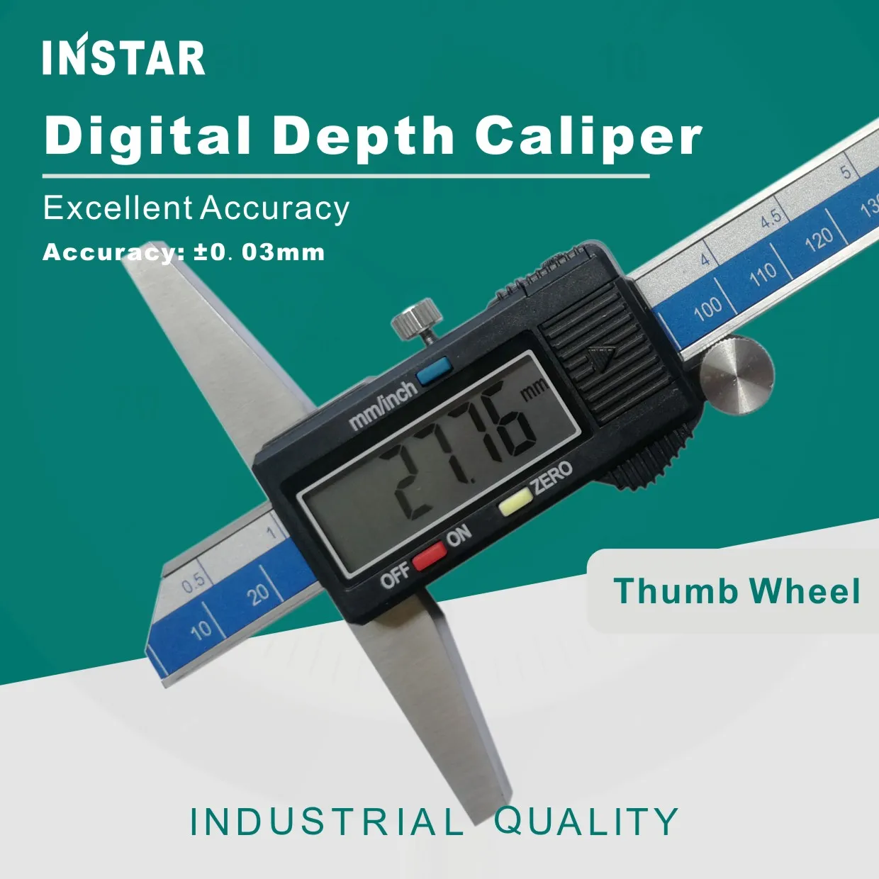 INSTAR-Digital-Depth-Caliper-Hook-0-150mm-200mm-30mm-Industrial-Quality ...