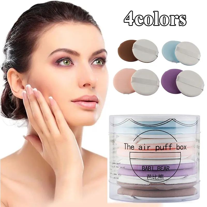 Round Shaped Air Cushion Puff Dry Wet Dual Use BB/CC Cream Applicator ...