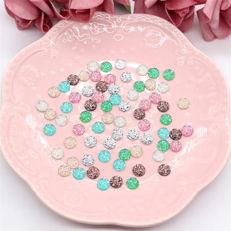 KSCRAFT 8mm Mixed Gemstones Rhinestones Sequin Stones for DIY ...