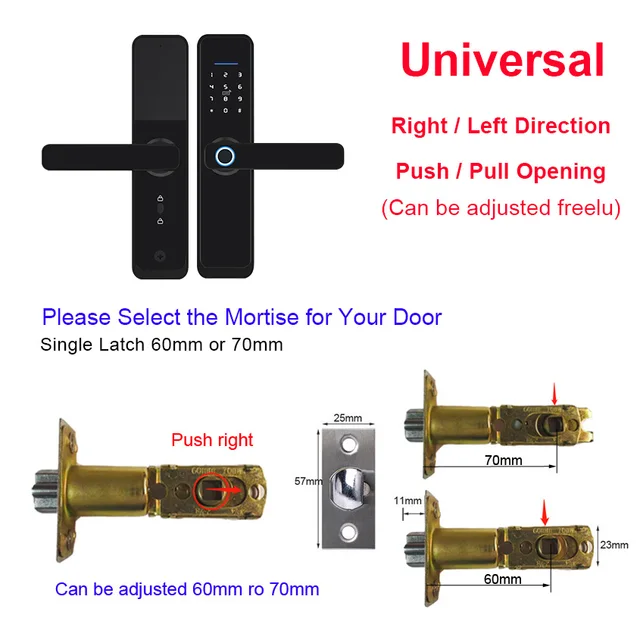 TTLOCK App Electronic Door Lock, Intelligent Biometric Door Locks ...