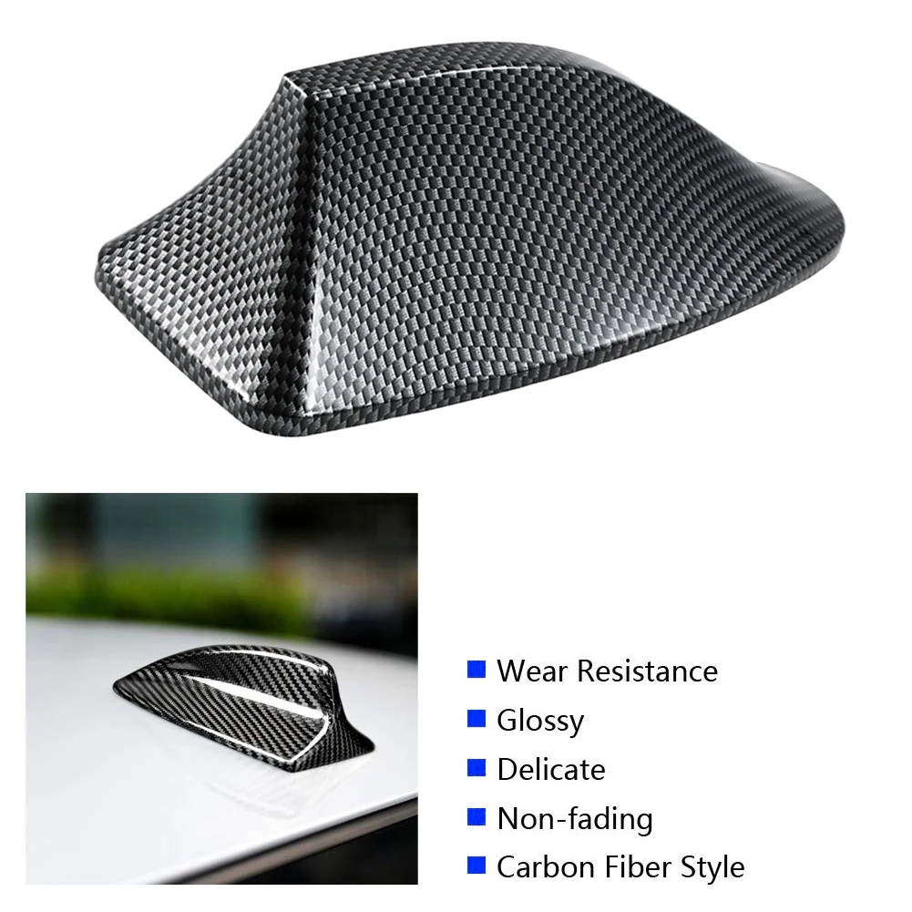 Car Antenna Shark Fin Cover Car Radome Carbon Fiber General Purpose Car ...