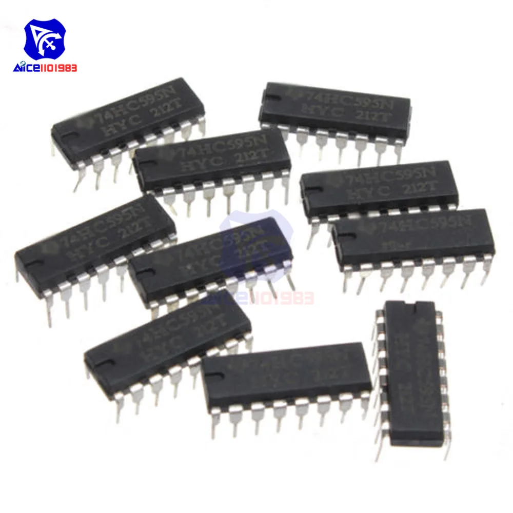 diymore-10PCS-Lot-IC-Chips-SN74HC595N-74HC595-74HC595N-HC595-DIP-16-8 ...