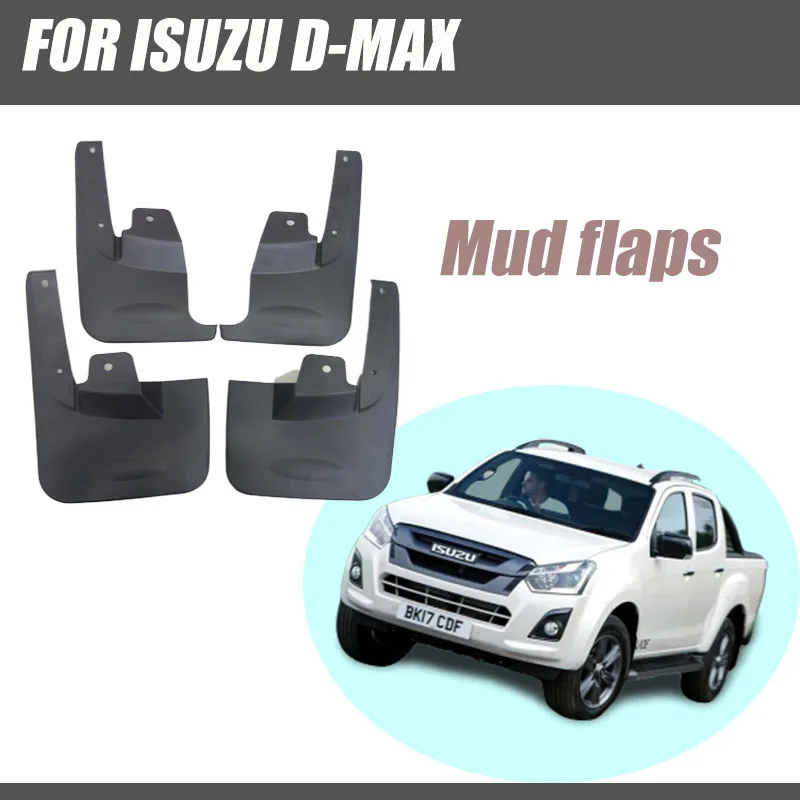 Mud-flaps-FOR-isuzu-D-MAX-mudguards-DMAX-fenders-car-mud-flap-splash ...