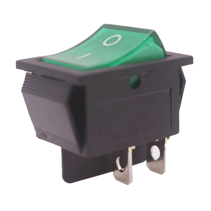 4 Pin Rocker Switch 16A 250V/ 20A 125V AC Electrical Equipment Switches ...