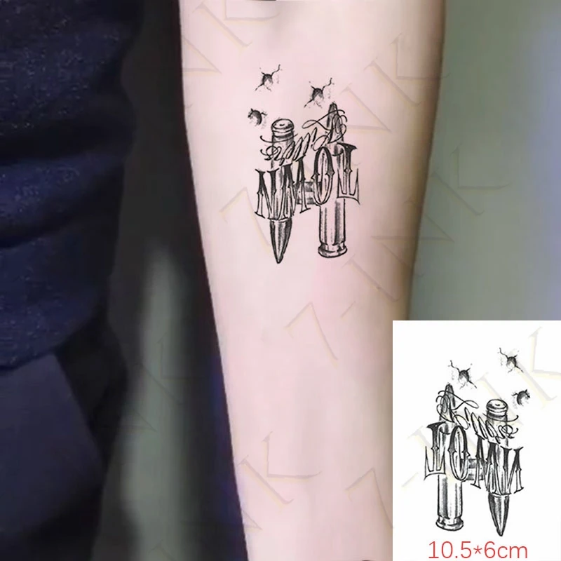 Gun And Bullet Tattoos