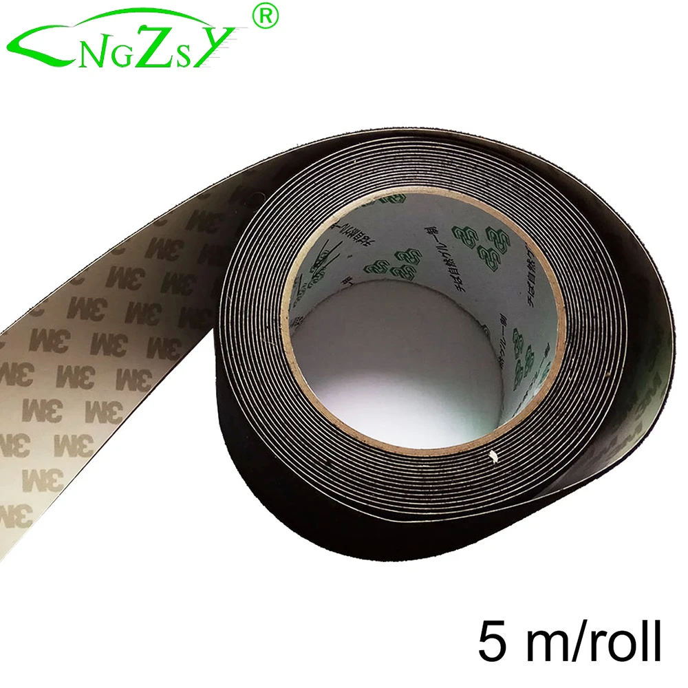 5M/Roll Black Felt Tape For Squeegee With Self Adhesive Glue ...
