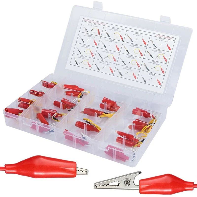 5299367-Test-Lead-Kit-16-Pieces-Electrical-Testers-Wire-Connectors ...