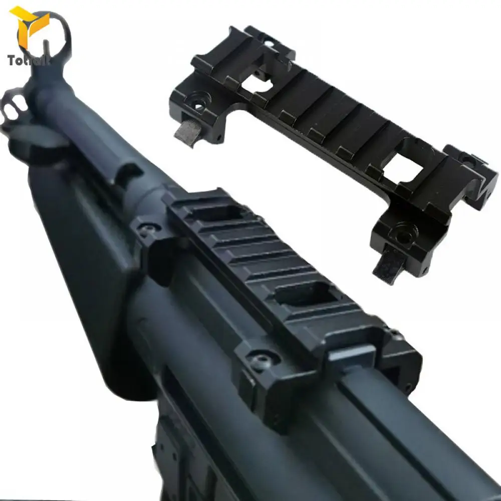 Totrait Tactical 8 Slot 20mm Top Picatinny Rail Claw Red Dot Sight ...