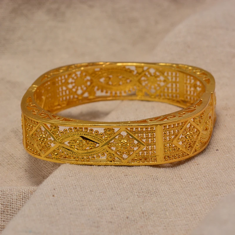 Wando-Dubai-Israel-Kuwait-Bracelet-Bangles-for-Women-Men-Gold-Color ...