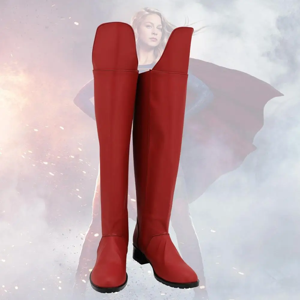 Superman Cosplay Boot Shoe - AllCosplay.com