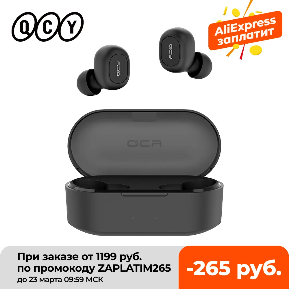 Słuchawki QCY T1C Power z Polski za $13.33 / ~52zł - LowcyChin.pl