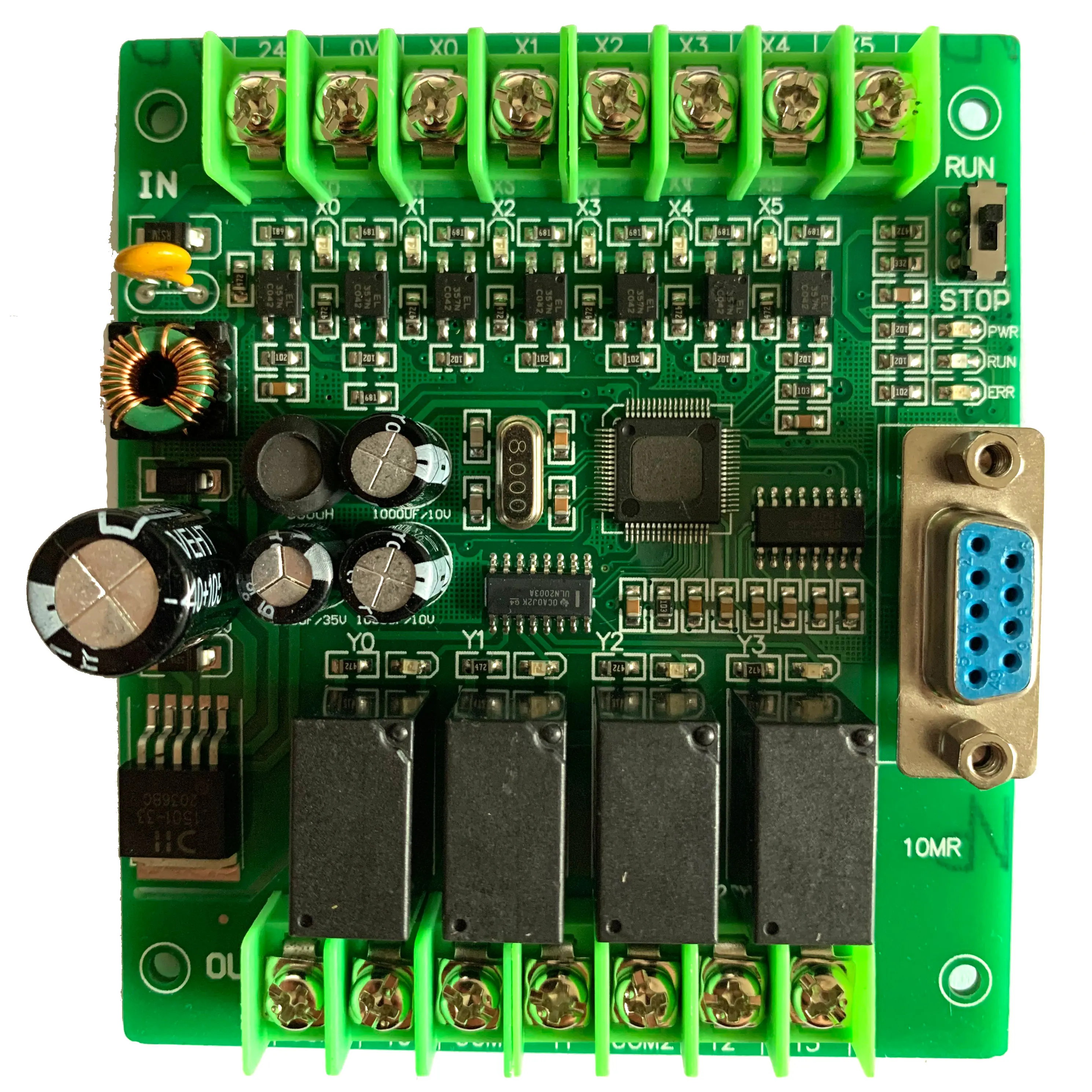Plc Industrial Control Board With Housing Fx1n-10mr Controller ...