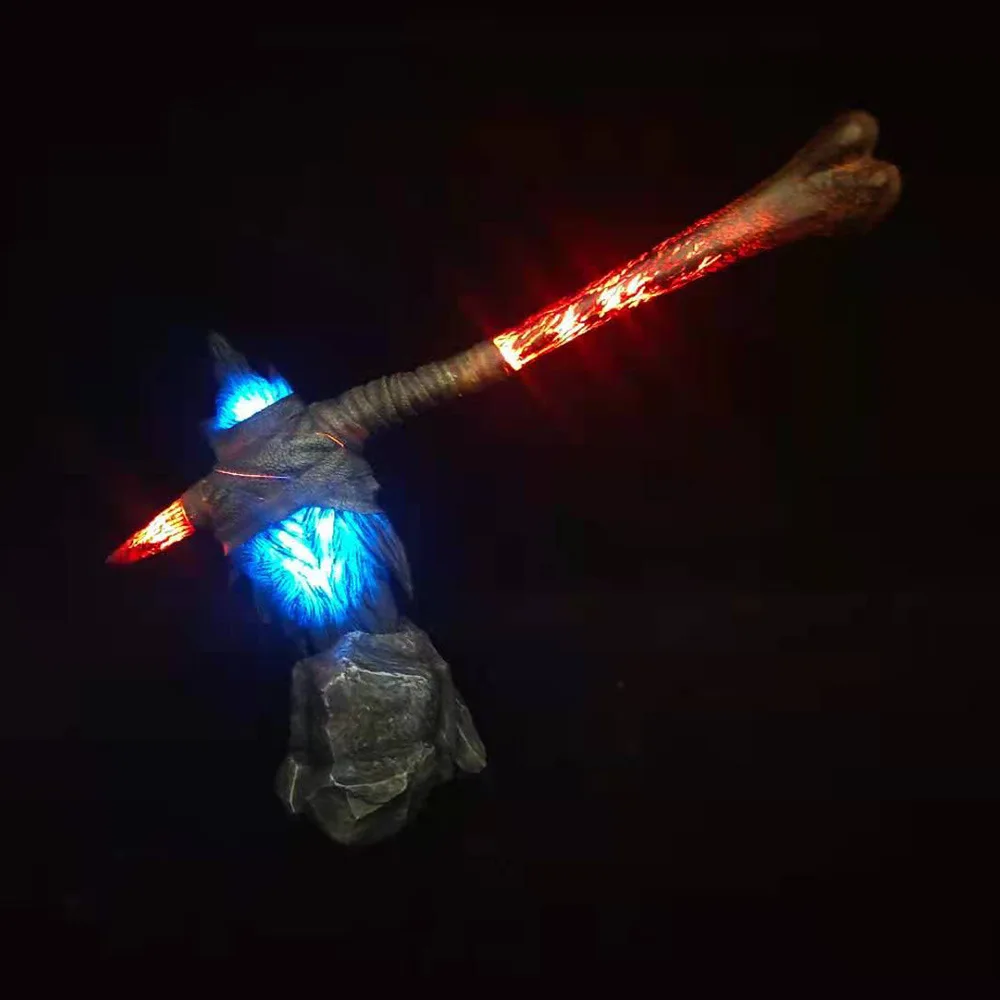 ภาพยนตร์60ซม.Monster VS King Kong ขวาน Action Figure พร้อม LED Light GK ...