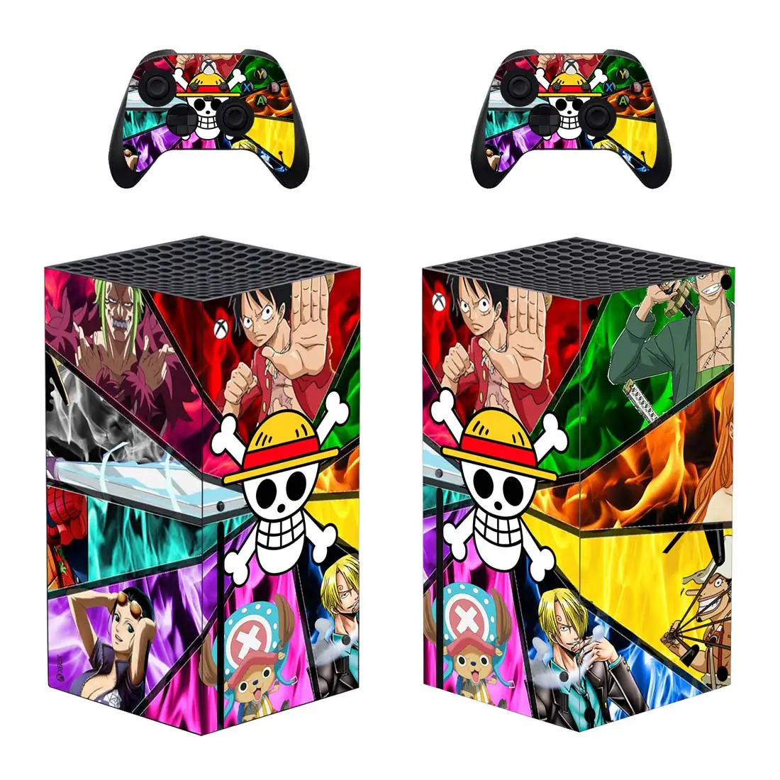 One Piece Luffy Skin Sticker Decal Cover for Xbox Series X Console and ...