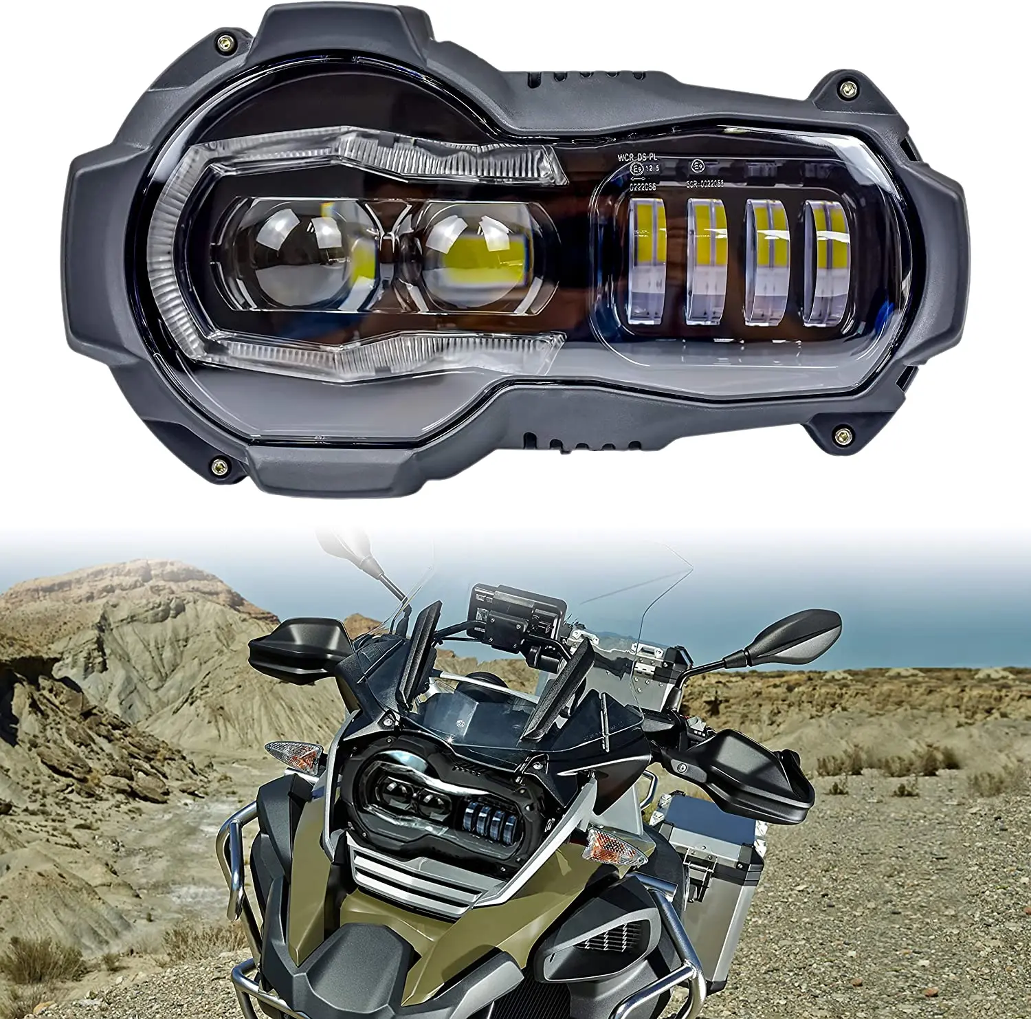LED farlar BMW R1200GS 2004 2013 LC R 1200GS ADV macera R 1200 komple ...