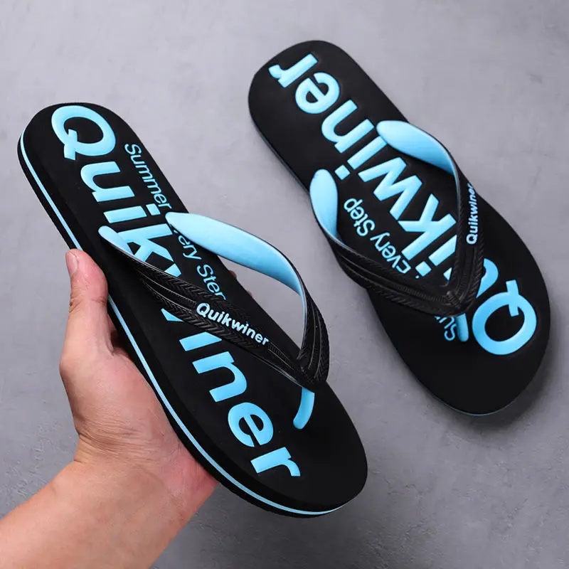 Chanclas-de-verano-para-hombre-sandalias-de-playa-con-letras-de-moda ...