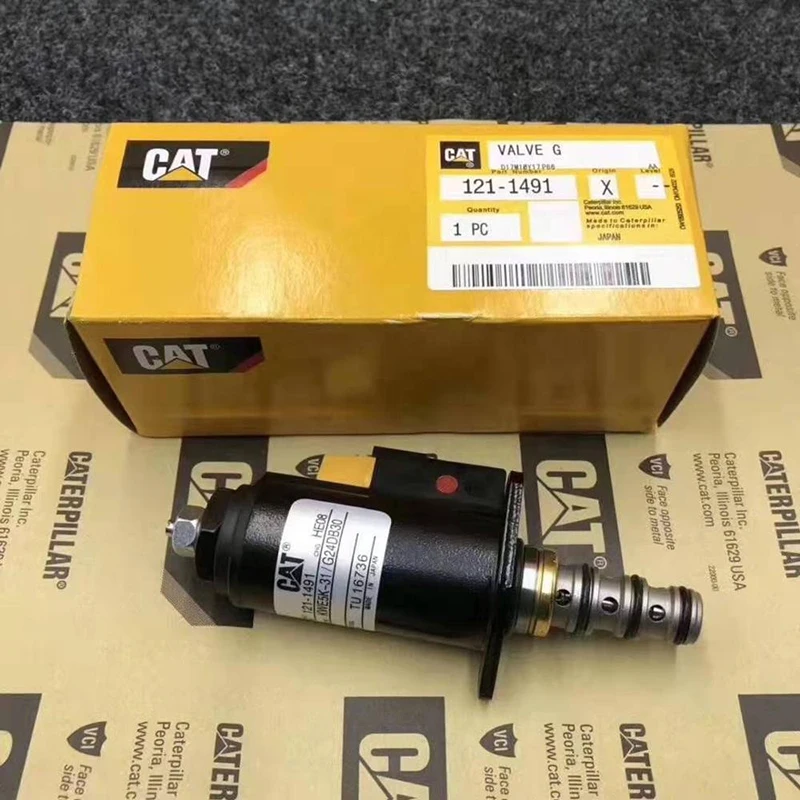Genuine-Parts-121-1491-Hydraulic-Pump-Solenoid-Valve-For-Caterpilar-CAT ...