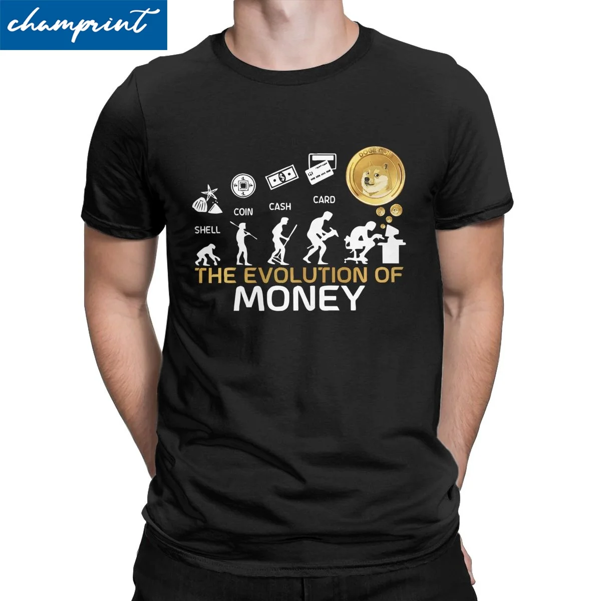 Men-The-Evolution-Of-Money-Dogecoin-Crypto-T-Shirt-Bitcoin ...