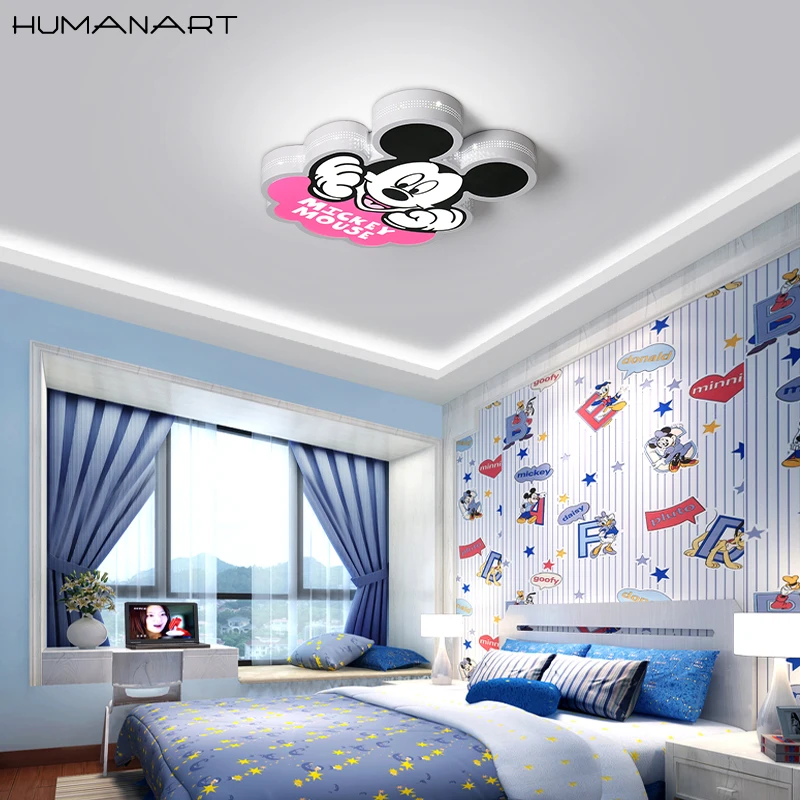 New Mickey mouse shape lighting ceiling lamp lights children For Kids ...