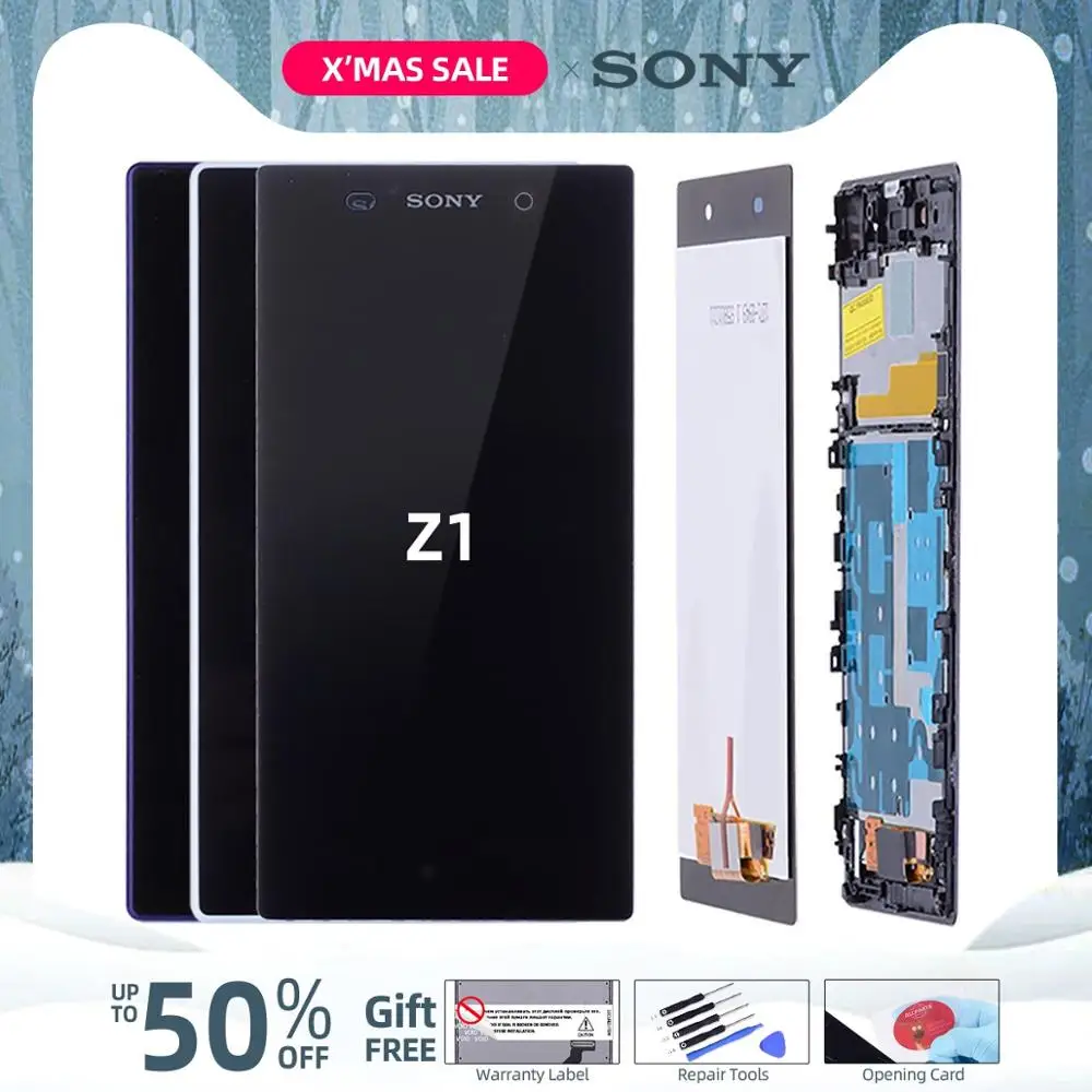 5," дисплей для SONY Z1 L39h lcd для SONY Xperia Z1 C6902 C6903 C6906 C6943 ЖК-дисплей сенсорный ...