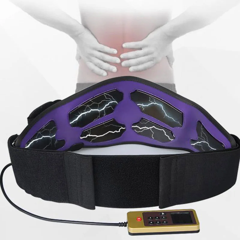 slimming massage belt heat electric pulses tone abdominal muscle ...