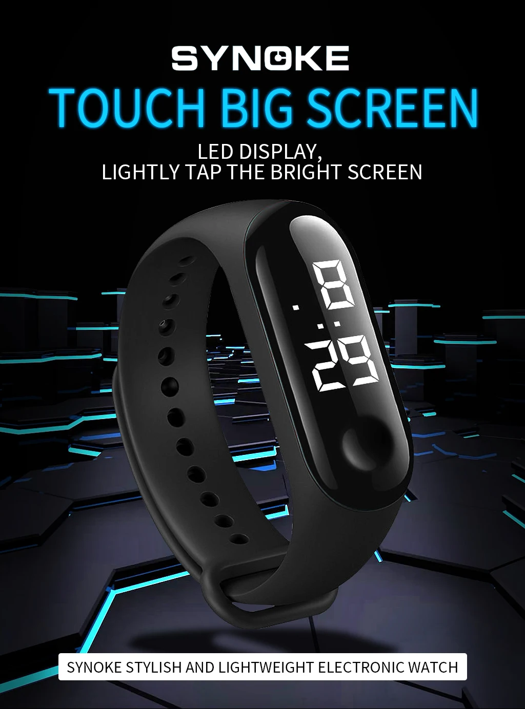 Ceas pentru copii Synoke M6, Roz - eMAG.ro