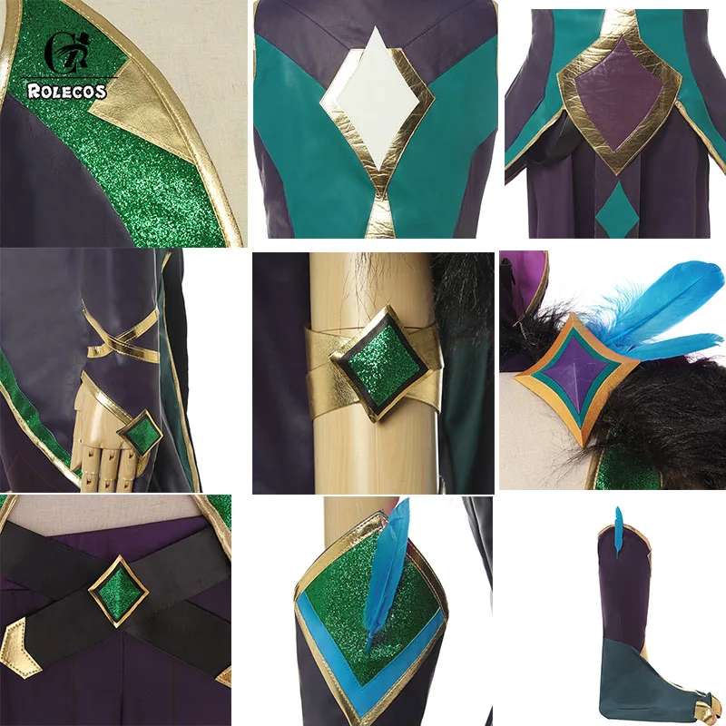 ROLECOS Game LOL Cosplay Star Guardian Rakan Cosplay Costume Rakan PU ...