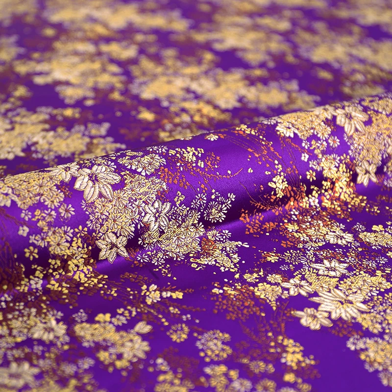 Brocade Pattern Jacquard Garment Fabrics For Satin Dresses Designer ...