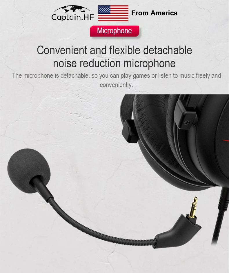 US Captain PRO Hyper X Cloud Core Gaming Headset, for PC, Laptops ...