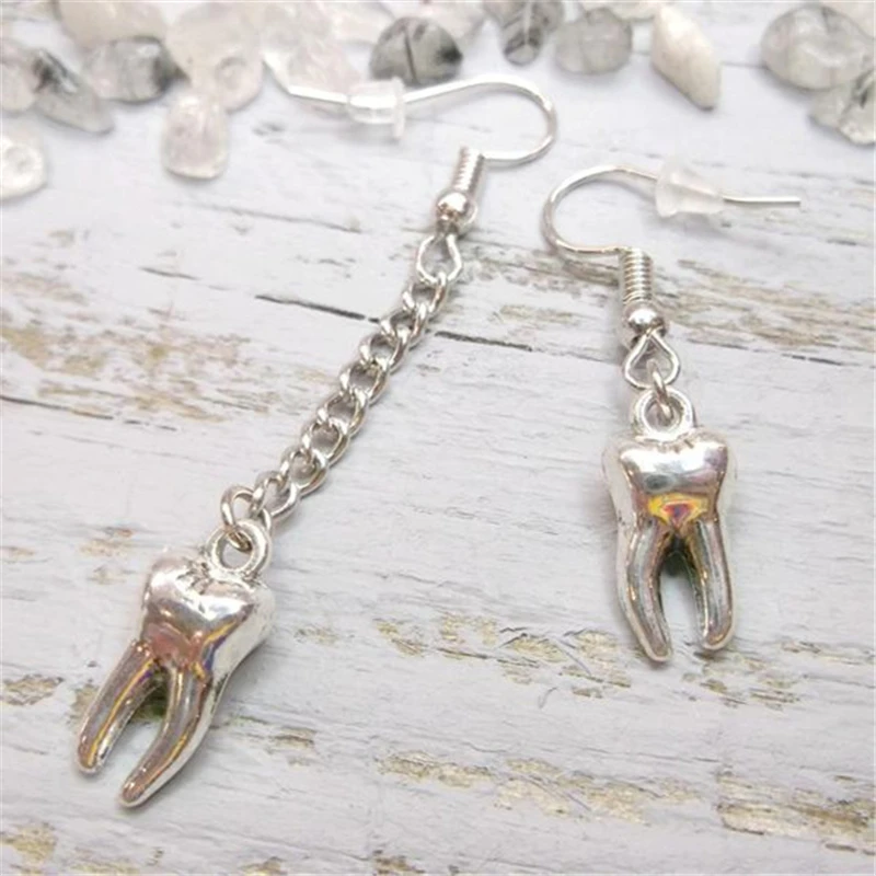Tooth Earrings, Teeth Earrings, Teeth Jewelry, Tooth Jewelry, Dentist ...