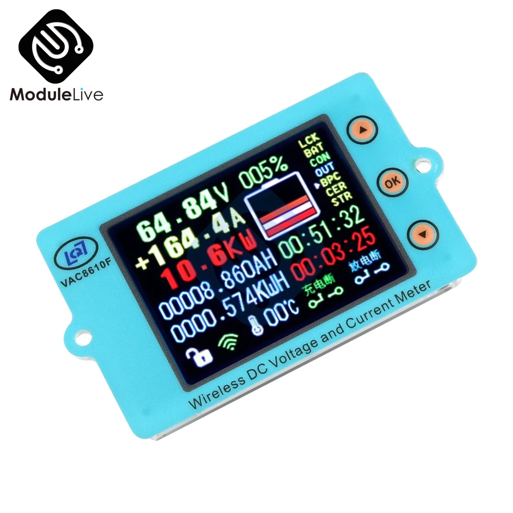 VAC8610F-500V-100A-200A-500A-Wireless-Voltage-Meter-Voltmeter-Ammeter ...