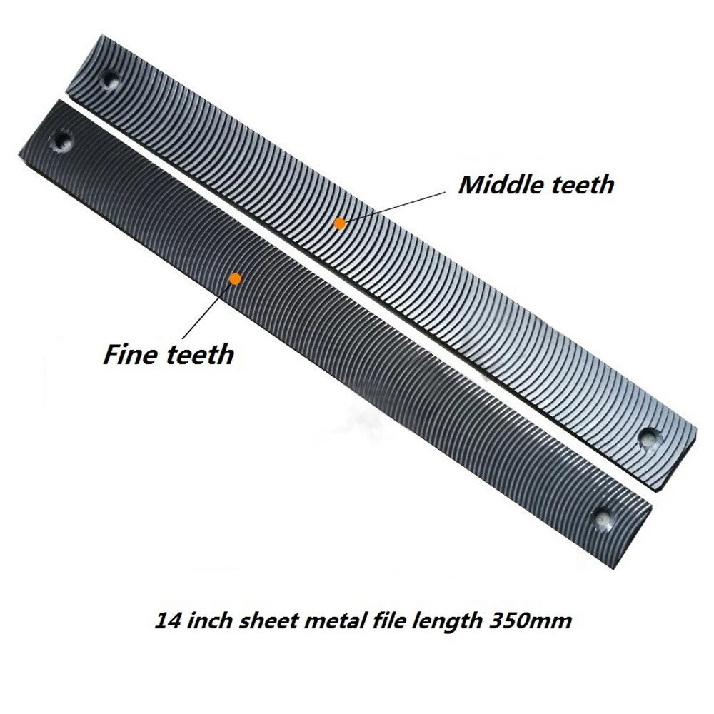 14" 350mm Curved Teeth Double Hole Aluminum Sheet Car Body File Car ...