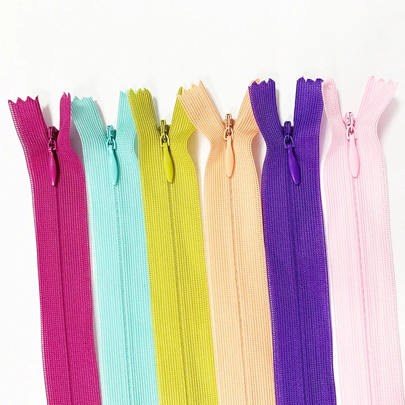 lace invisible zippers for underwear 60cm bags hidden zips for clothing ...