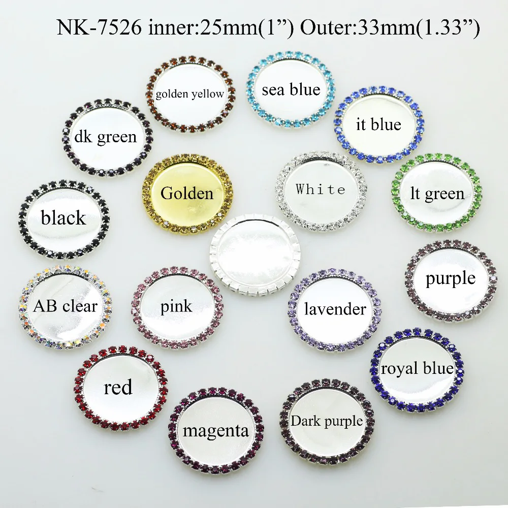 10Pcs-Set-Rhinestone-Button-Metal-Bottle-Cap-Tray-Flat-Back-Embossed ...