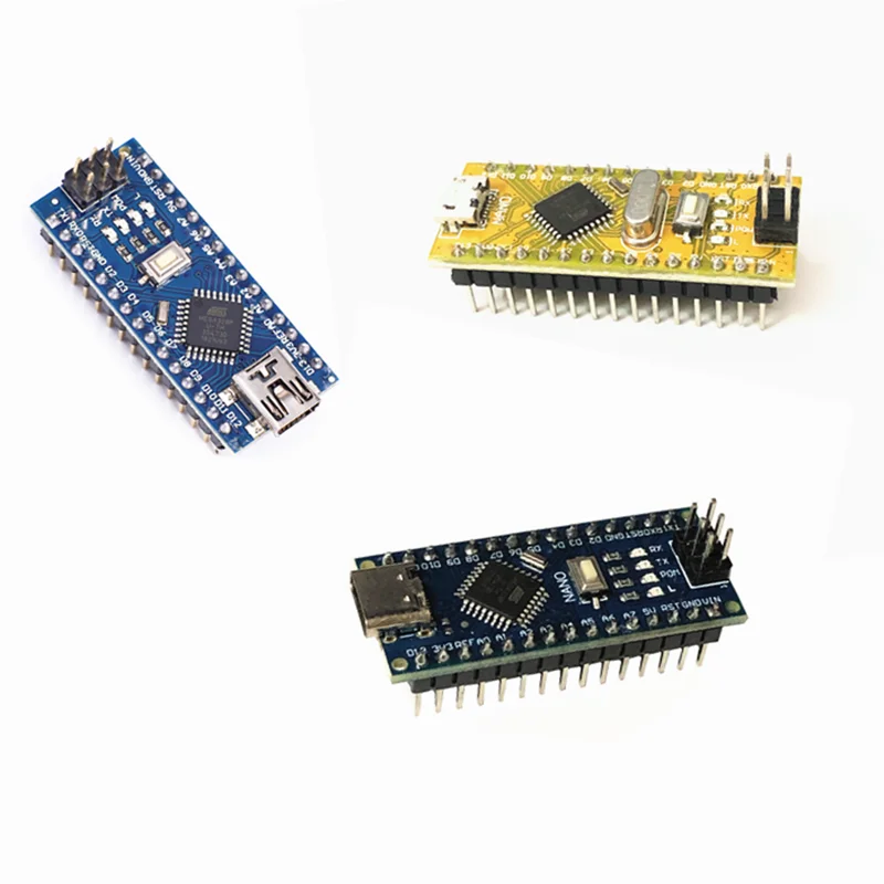 Tipi C/mikro/MINI USB Nano V3.0 ATmega328P CH340G 5V 16M mikro ...