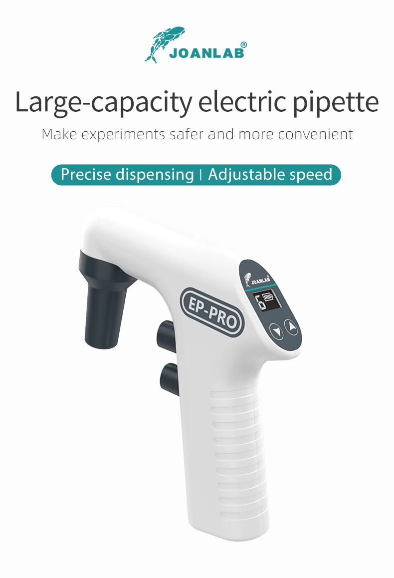 JOANLAB Electric Pipette Controller Large Volume Automatic Pipette ...