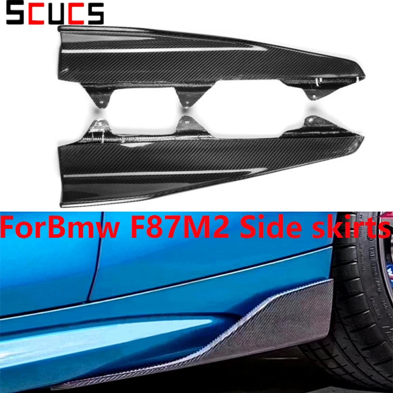 Carbon-Fiber-Car-Side-Skirts-Splitters-Cupwings-Winglets-For-BMW-2 ...