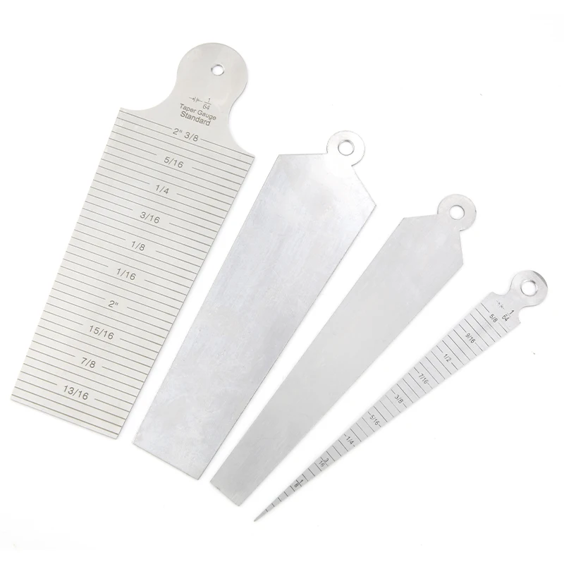 Generic Wedge Feeler Gauge Stainless Steel Double Sided Metric Inch ...