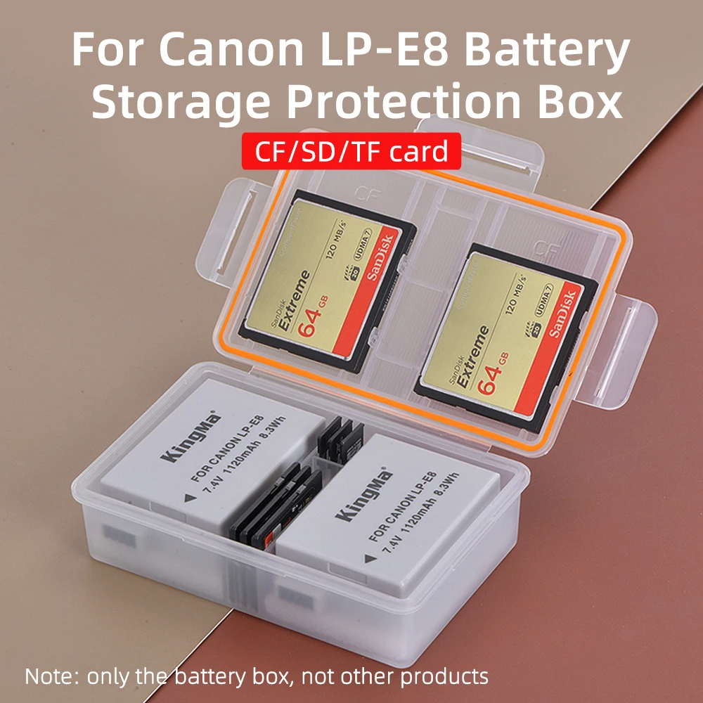 KingMa-Plastic-Battery-Case-Holder-Battery-Storage-Box-For-Canon-LP-E8 ...