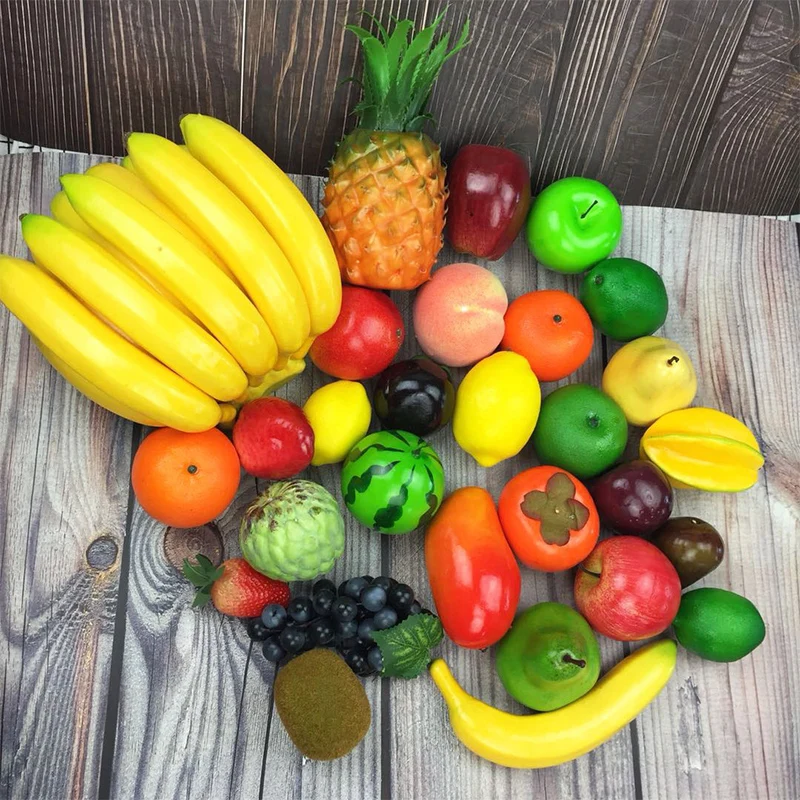 Plastic Foam Wedding Party Props Child Education Simulation Fruit ...