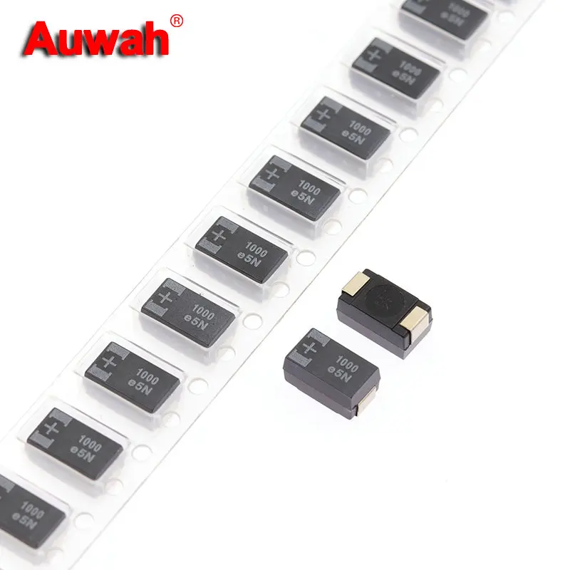 5pcs 2.5V 1000UF 2R5TPB1000M 7343 SMD Polymer Tantalum Capacitors ...