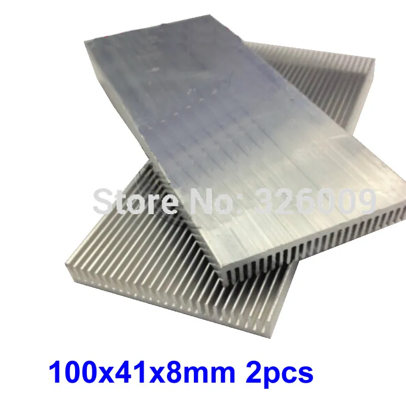 2pcs 300mm 100mm 100x41x8mm Extruded Aluminum Heatsink Ic Chip Vga ...