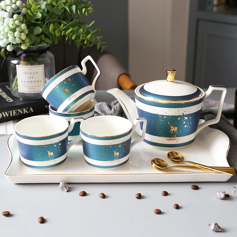 Nordic-Tea-Set-English-Luxury-Ceramic-Cup-Afternoon-Tea-Flower-Tea-Set ...
